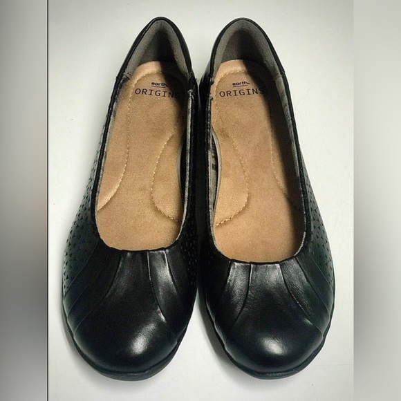 Earth Origins | Shoes | Womens 8 W Wide Black Leather Earth Origins ...